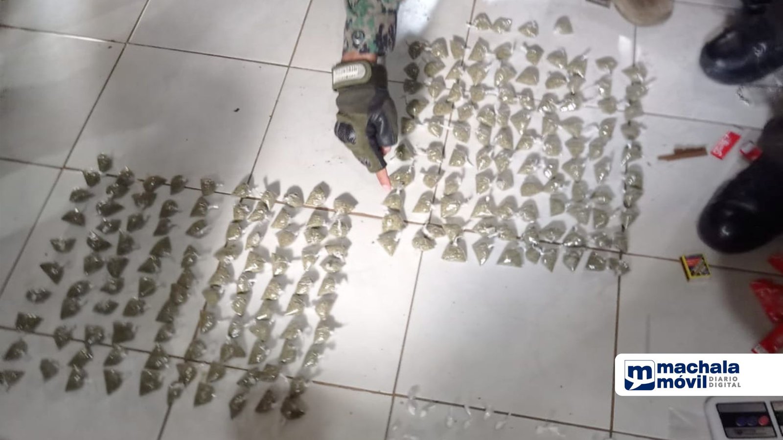 Decomisan droga, armas y municiones durante un operativo en Esmeraldas